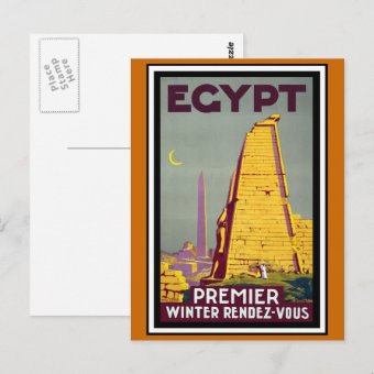 Egypt Vintage Travel Postcard | Zazzle