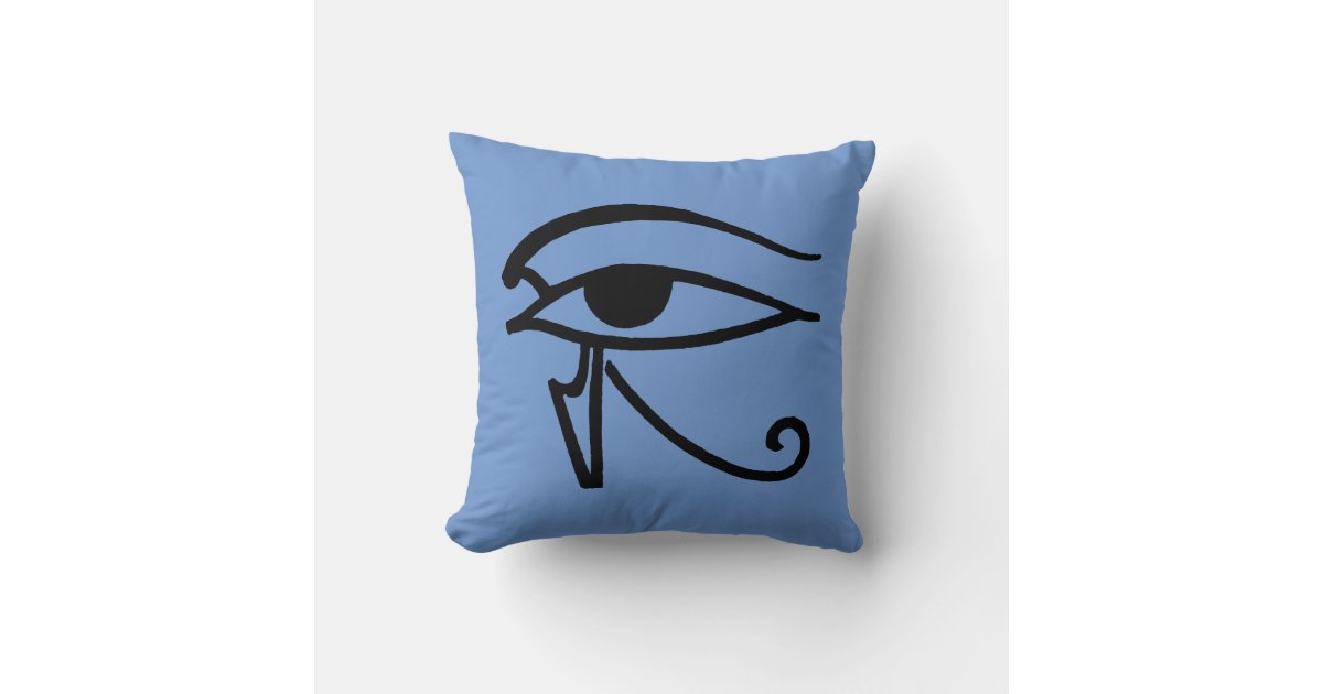 Egyptian Symbol: Utchat Cushion | Zazzle