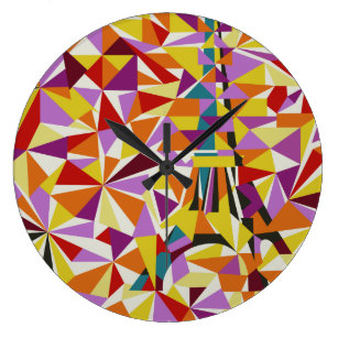 Cubism Wall Clocks | Zazzle UK