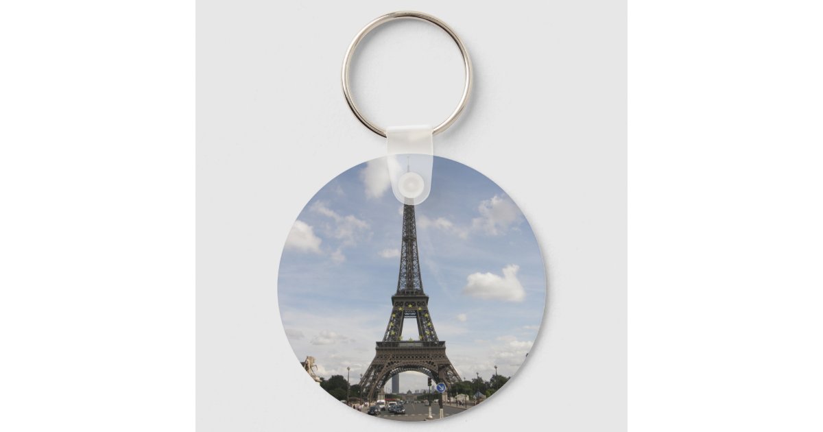 Eiffel Tower in Paris Key Ring | Zazzle