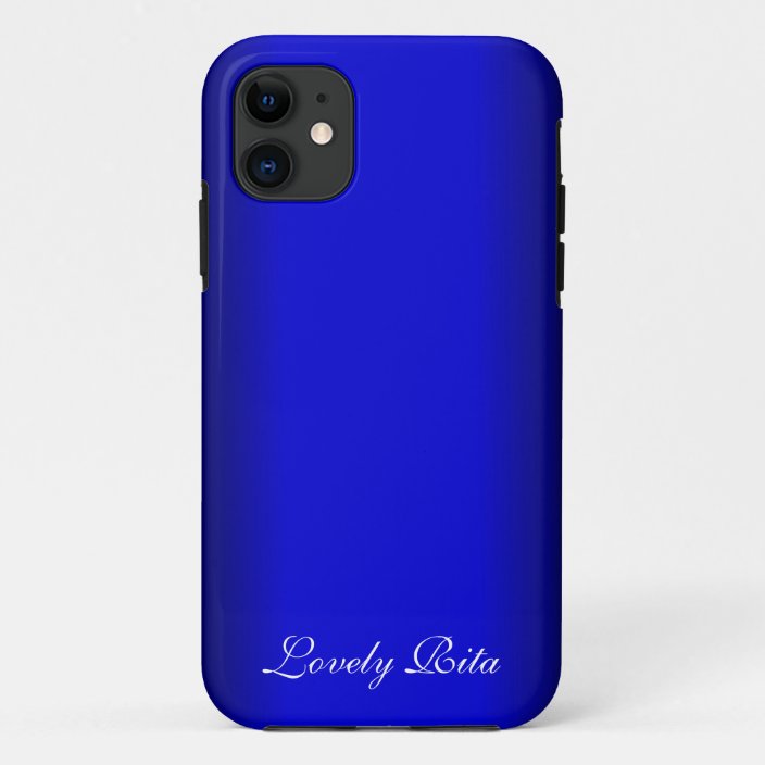 Electric Blue Personal Case-Mate iPhone Case | Zazzle.co.uk