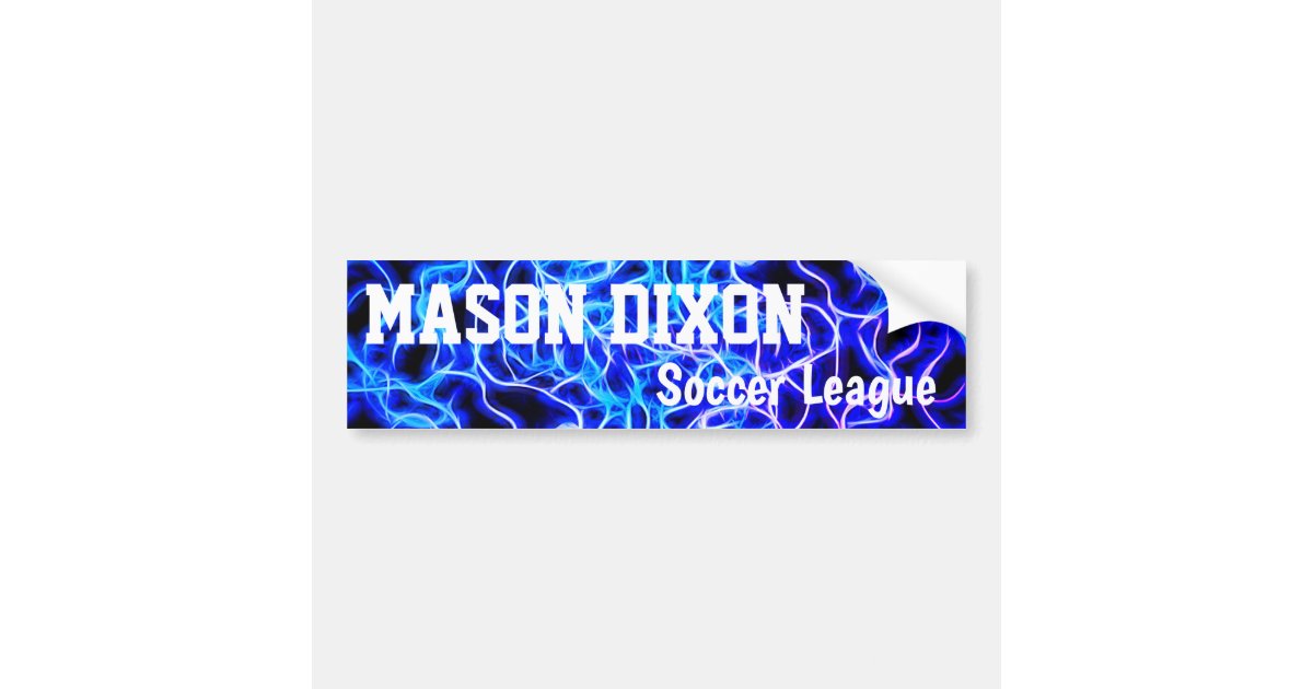 Electric Neon Blue Tesla Coil Lightning Bumper Sticker | Zazzle