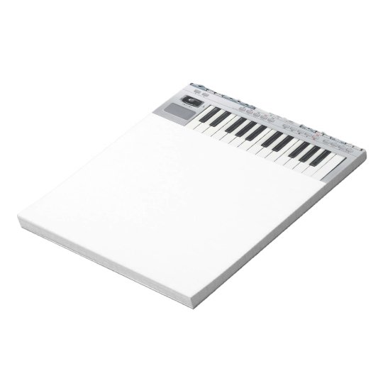 Electronic Keyboard Notepad | Zazzle.co.uk