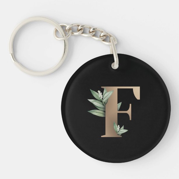 Monogram F Key Rings & Keychains | Zazzle UK