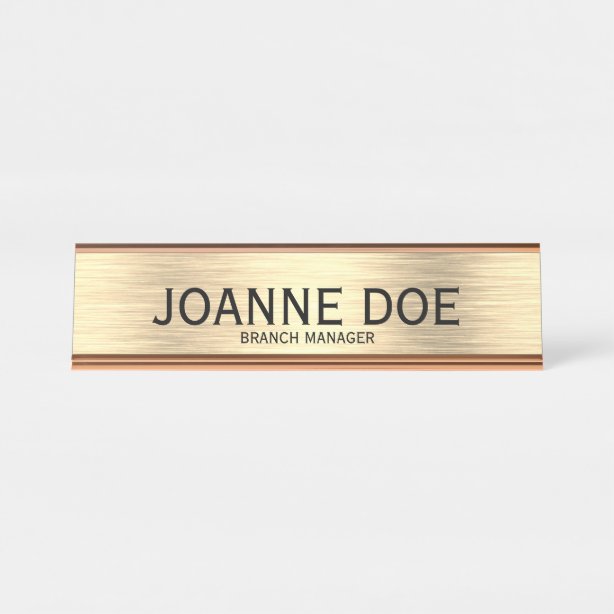 Ceo Desk Name Plates | Zazzle UK