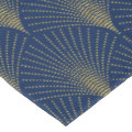 Elegant Dark Blue & Gold Art-Deco Pattern Tablecloth | Zazzle