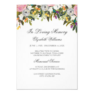 Pink Funeral Invitations & Announcements | Zazzle.co.uk