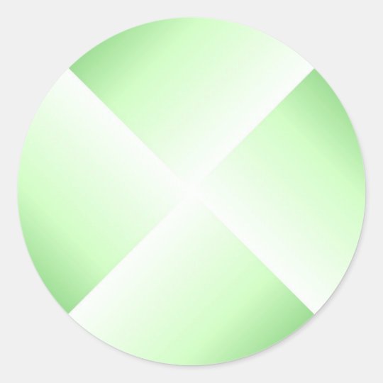 Elegant Green Colour Template Blank Custom Classic Round Sticker ...