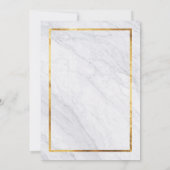 Elegant Modern Marble & Gold Wedding Invitations | Zazzle