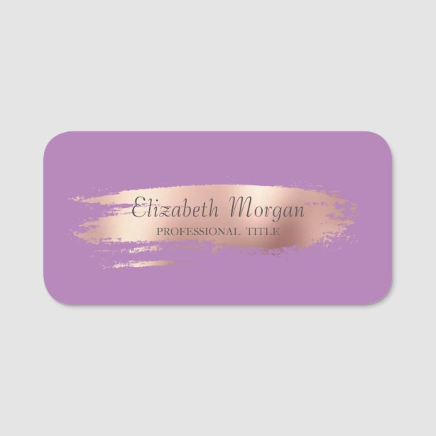 The Violet Name Tags | Zazzle.co.uk