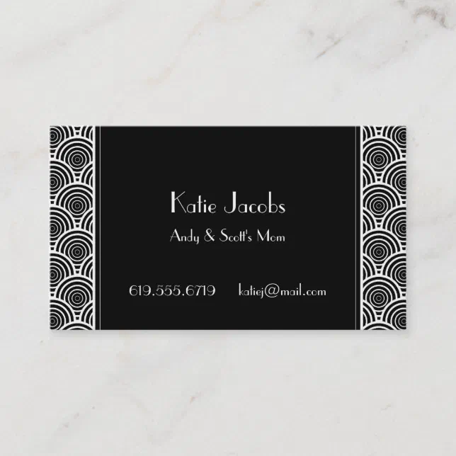 Elegant Social Calling Cards | Zazzle
