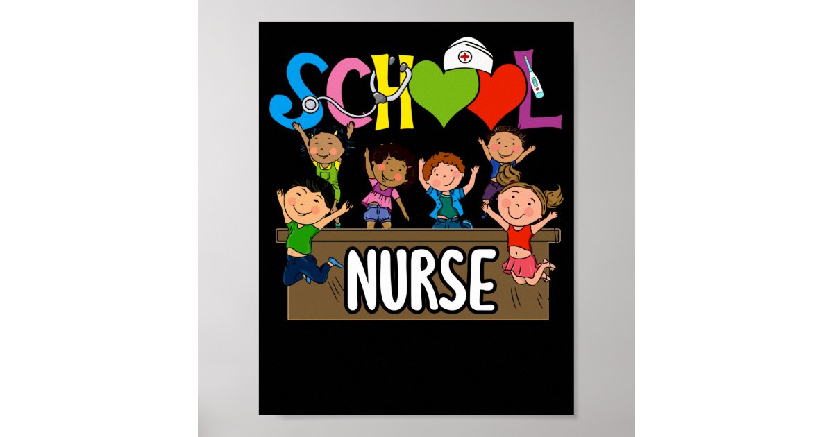 Elementary School Registered Nurse Back To School Poster | Zazzle