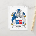 Elliott Family Crest Postcard | Zazzle