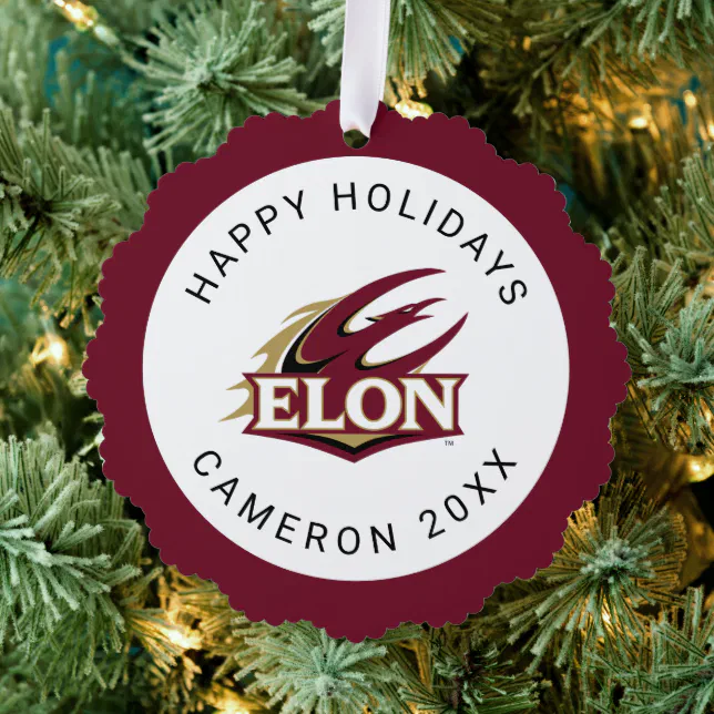 Elon Phoenix Logo Tree Decoration Card | Zazzle