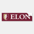Elon University Bumper Sticker | Zazzle