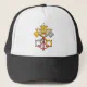 Emblem of the Papacy Official Pope Symbol Coat Trucker Hat | Zazzle