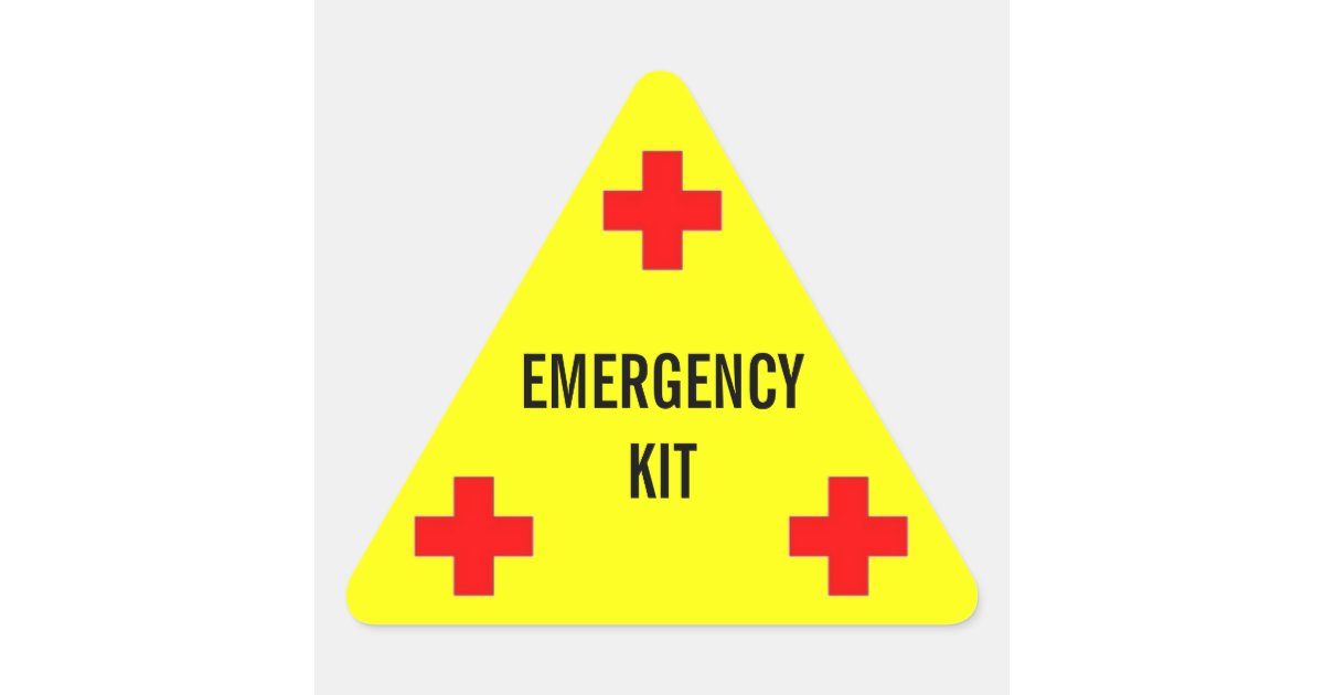 Emergency Kit Label | Zazzle