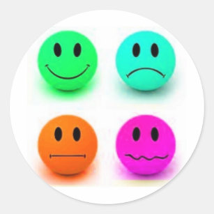 Emotions Stickers & Labels | Zazzle UK