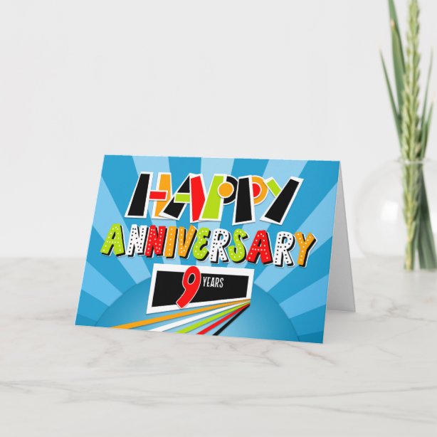 9th Anniversary Cards | Zazzle.co.uk
