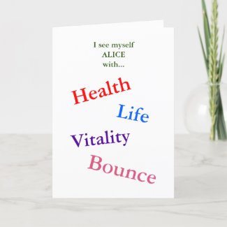 Buy a Chronic Illness Card - greetings for encouragement or healing