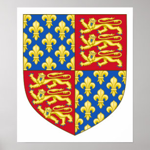 English Heraldry Posters & Prints | Zazzle UK