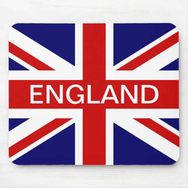 England mouse pad with British union jack flag | Zazzle