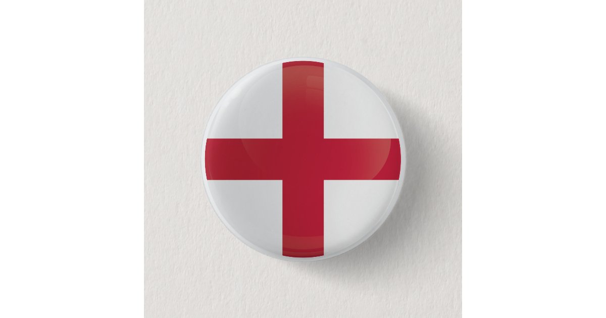 England Round Icon Flag 3 Cm Round Badge | Zazzle