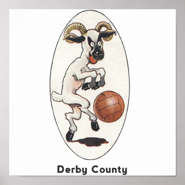 English Football Team - Derby County Poster | Zazzle