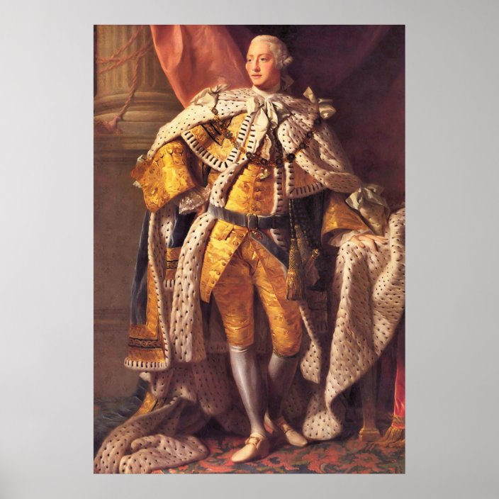 English King George III by Studio of Allan Ramsay Poster | Zazzle.co.uk