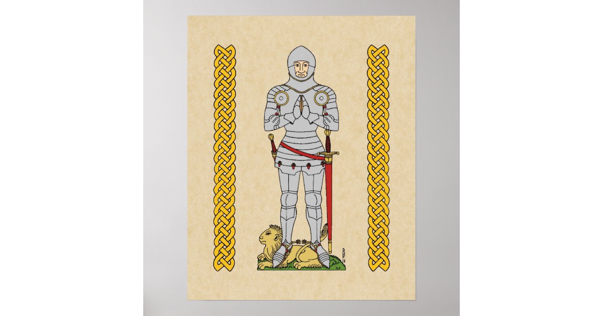 English Knight Circa 1430 Poster | Zazzle