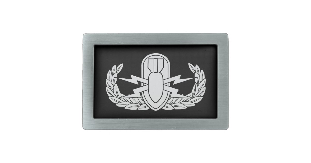 EOD badge Belt Buckle | Zazzle