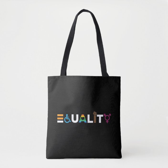 Equality Human Equal Rights LGBTQ Unity Pride Tote Bag | Zazzle.co.uk