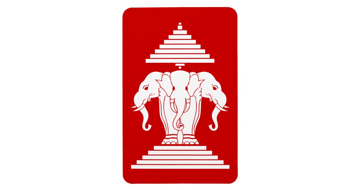 three headed elephant flag