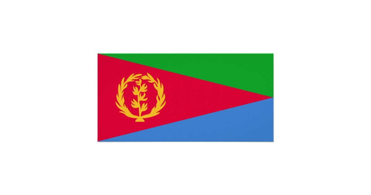 Eritrea Flag Poster | Zazzle