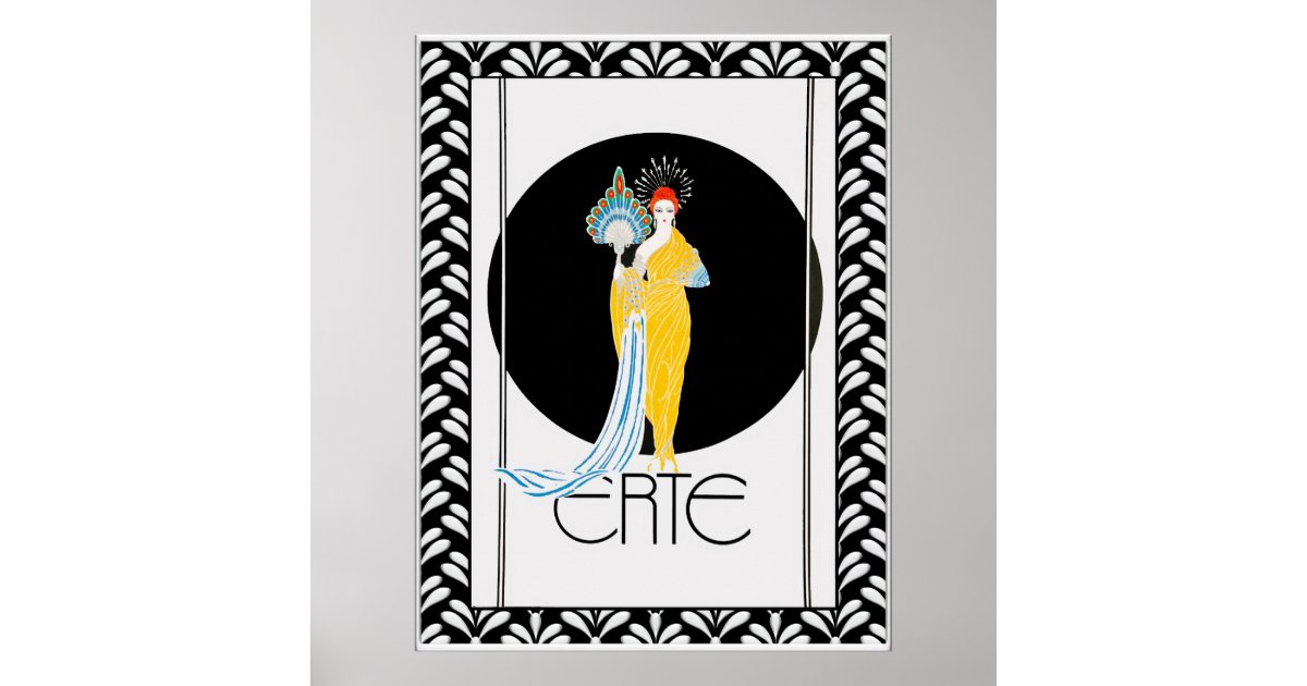 ERTE POSTER | Zazzle