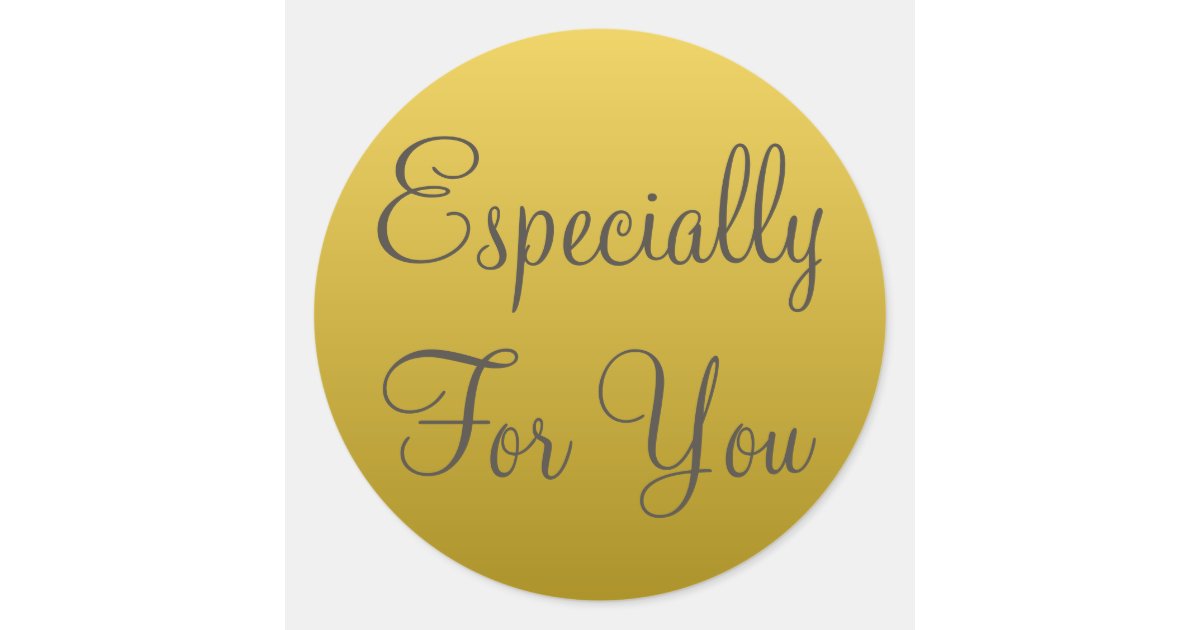 Especially For You Gift Tags Stickers | Zazzle