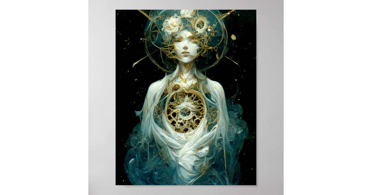 Ethereal Sprite 2 Fantasy Art Poster | Zazzle