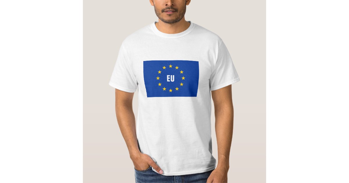 EU flag European Union t shirts | Zazzle