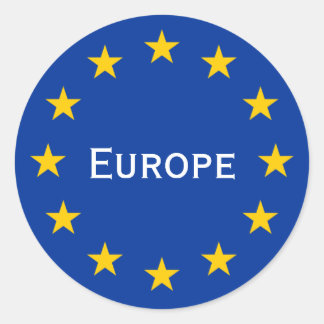 European Union Flag Stickers | Zazzle.co.uk