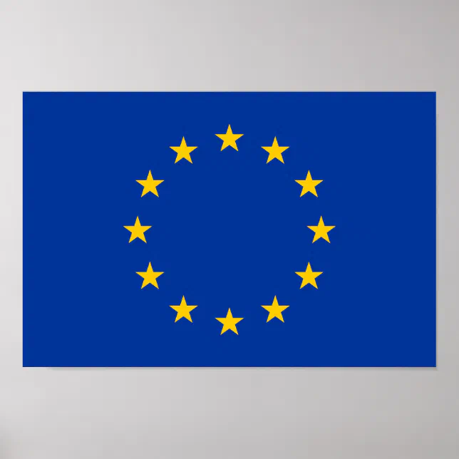 European Union Flag Poster | Zazzle