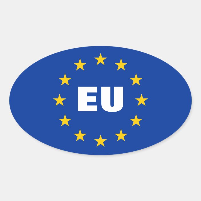 European Union flag stickers | Customisable EU | Zazzle.co.uk