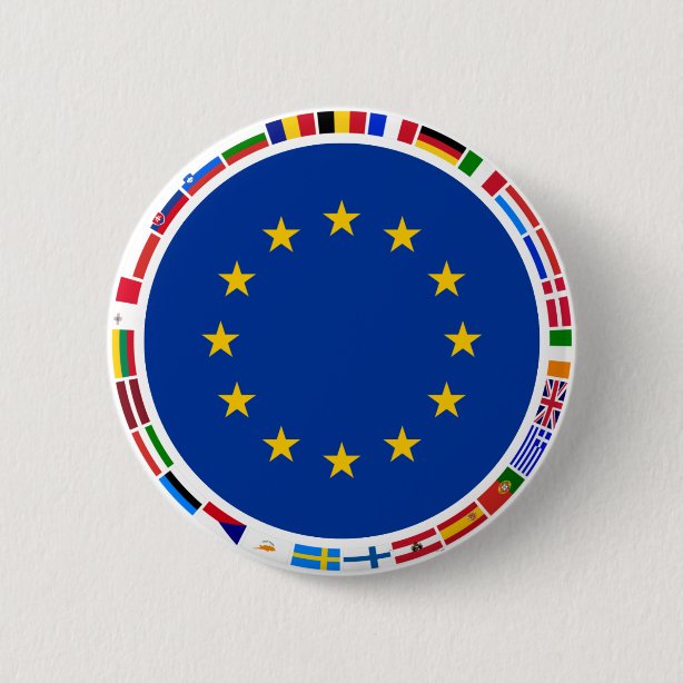 European Union Badges & Pins | Zazzle UK