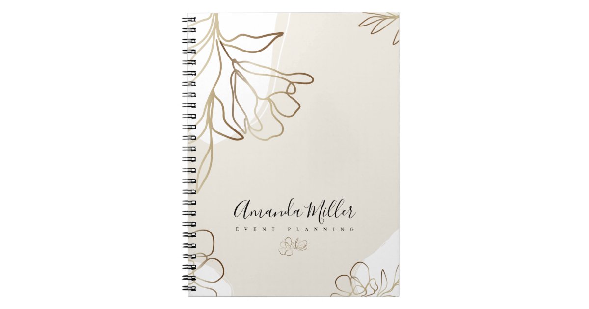 Event Planning Business Personalized Notebook | Zazzle