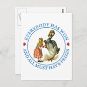 Everybody has won and all must have prizes! postcard | Zazzle