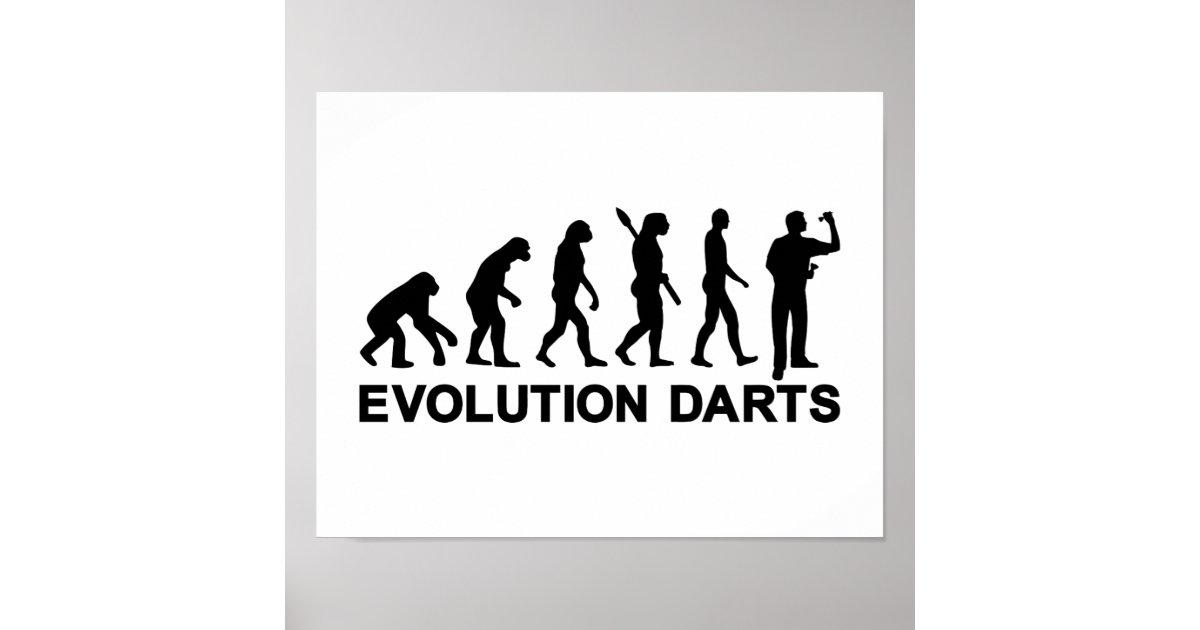 Evolution Darts Poster | Zazzle
