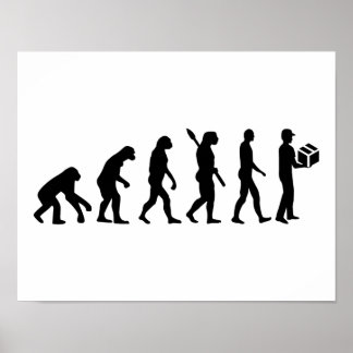 Evolution Of Man Posters | Zazzle.co.uk