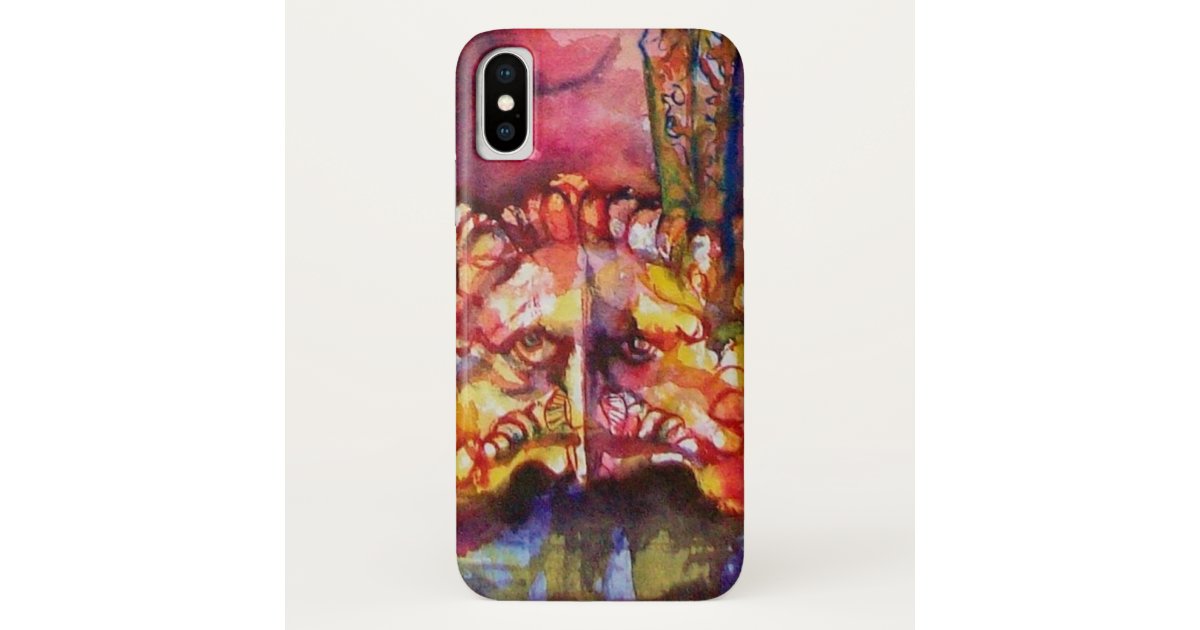 EXCALIBUR Grotesque Lion Red Yellow Fantasy Case-Mate iPhone Case | Zazzle