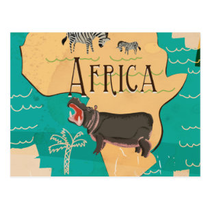 Vintage Safari Postcards | Zazzle UK