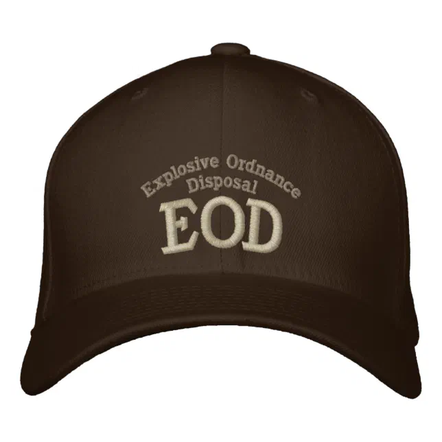 Explosive Ordnance Disposal, EOD Embroidered Hat | Zazzle