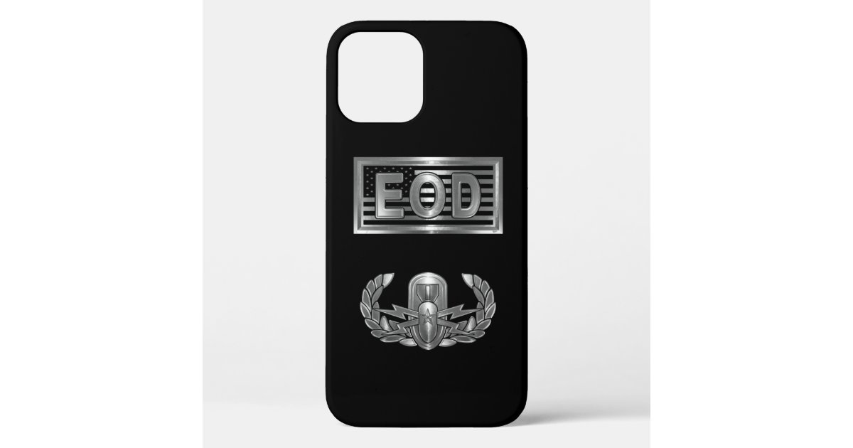 Explosive Ordnance Disposal (EOD) & USA Flag Case-Mate iPhone Case | Zazzle